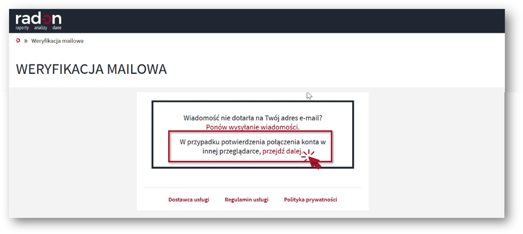 Zakładanie konta w Module Centralnego Logowania – MCL – Pomoc POL-on